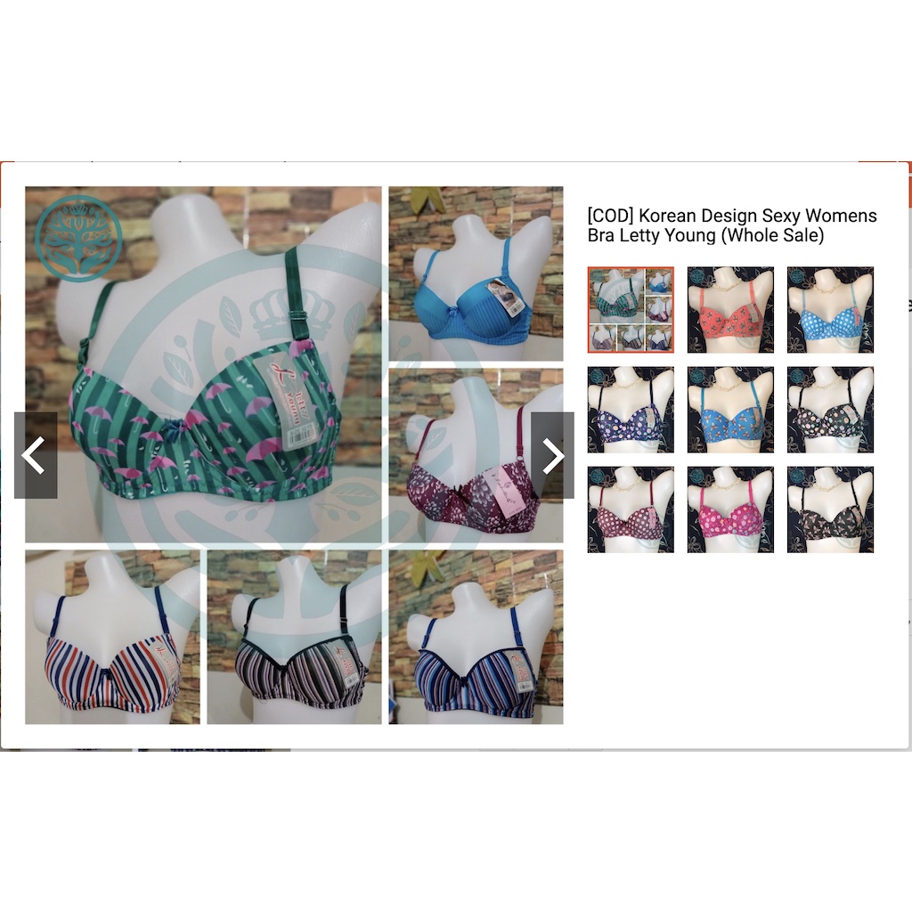 Letty Young Korean Fashion Bra (Wholesale) | Shopee Philippines