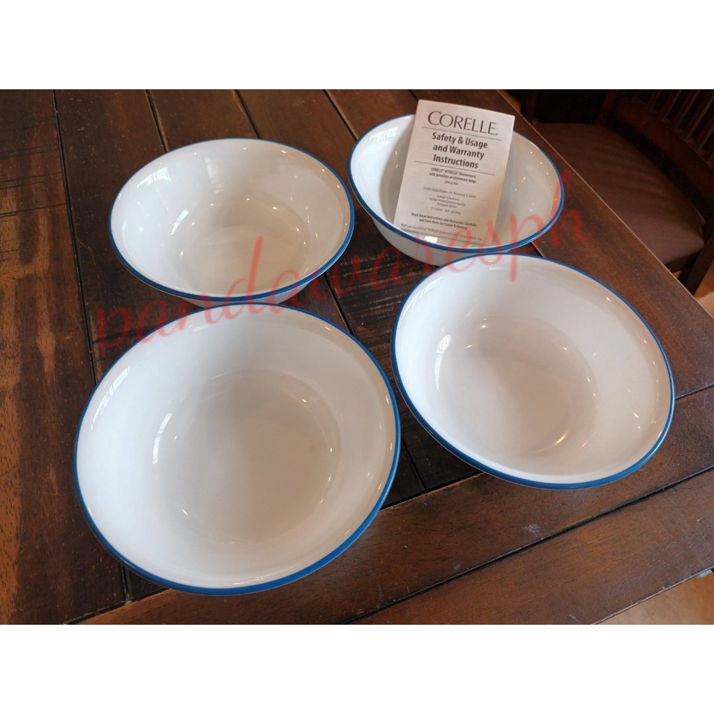 Corelle Livingware Key West Soup Bowl Set (4pcs) | Shopee Philippines