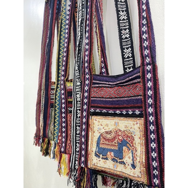 Tote Bag Viral/Thai elephant pattern tote bag/Thai pattern bag,elephant ...