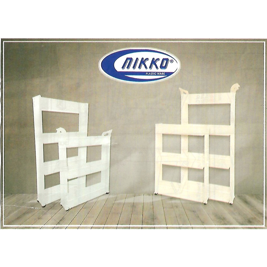 Nikko Multi-Purpose Slim Wagon with Wheels Kitchen Cart Storage Rack ...