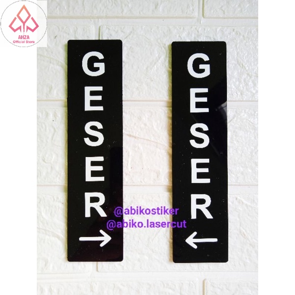 Acrylic Sliding Signage / Slide Door Board | Shopee Philippines