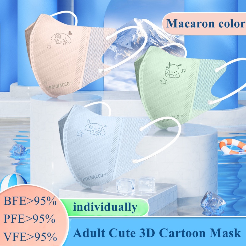 IndividuallyPacked Macaron Colors Pochacco Shellie May Cinnamoroll 3D ...