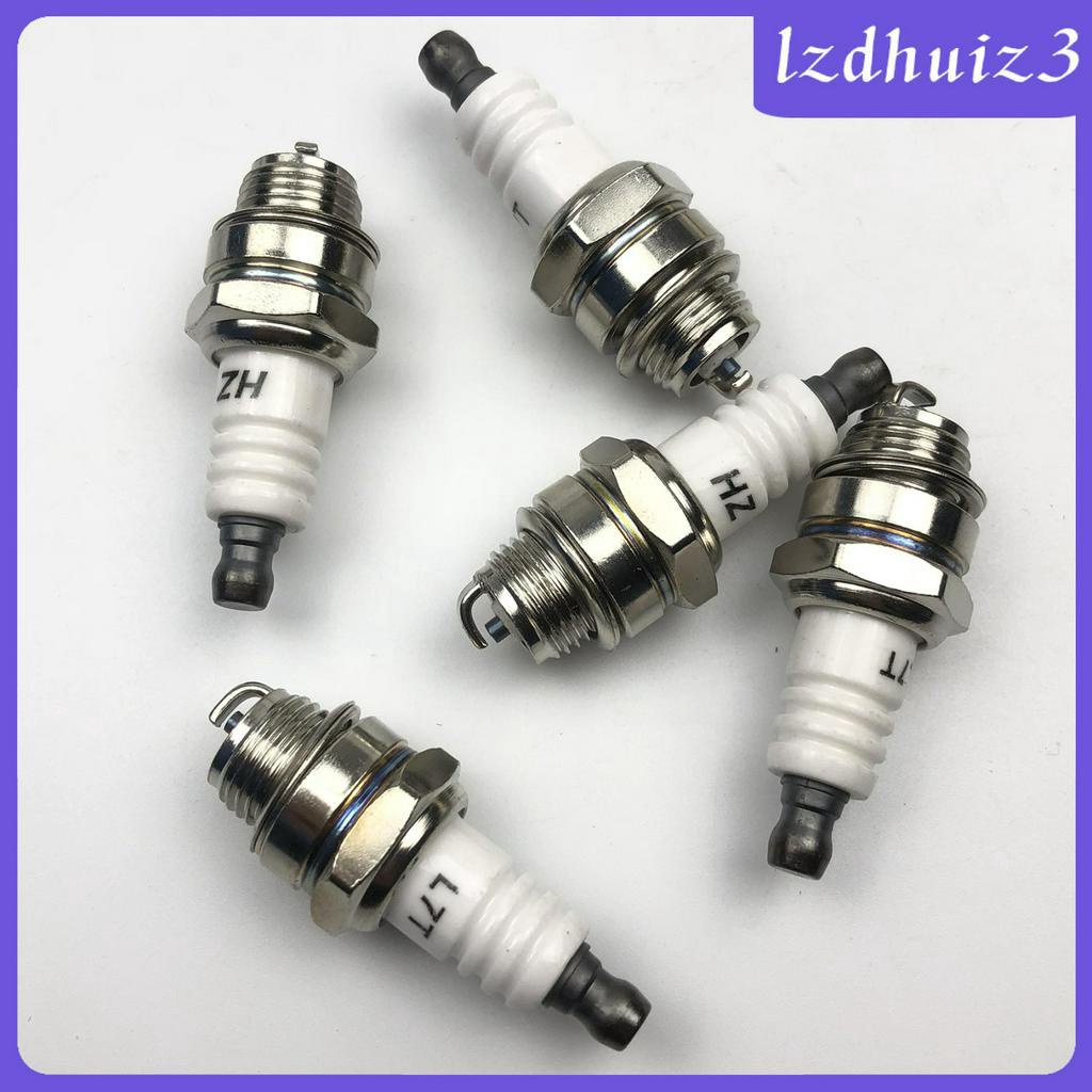5pc Spark Plug L7T for 33cc 43cc 47cc 49cc 2-Stroke Mini Pocket Bike ATV Scooter Trimmer,Blower ...