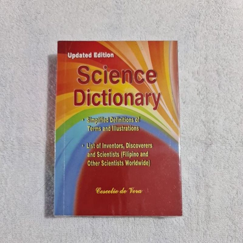 SCIENCE DICTIONARY updated edition | Shopee Philippines