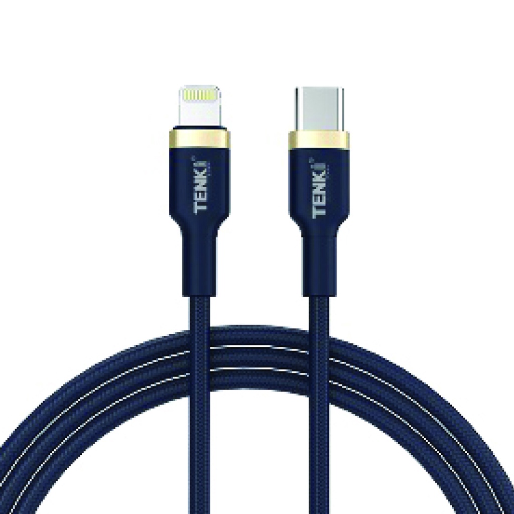 TENKI 100% Authentic Lightning Braided Type C to IPhone Cable 3A Fast ...