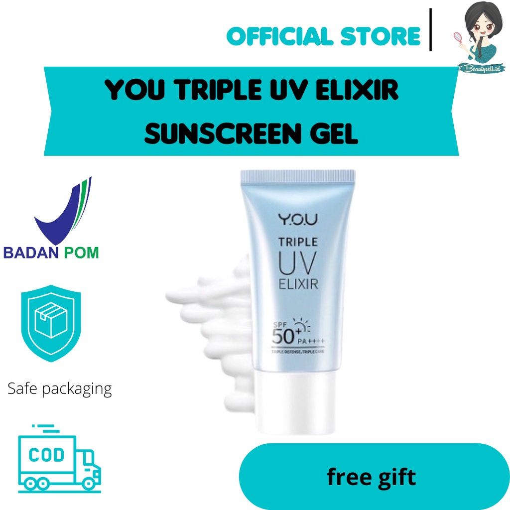 Young Triple UV Elixir Sunscreen Gel SPF 50+ PA+++ | Shopee Philippines