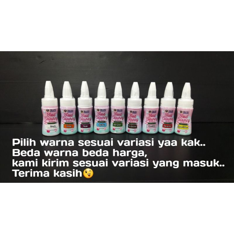 FOOD COLORING TRANS 50ML / 50 G CAKE COLORING | Shopee Philippines