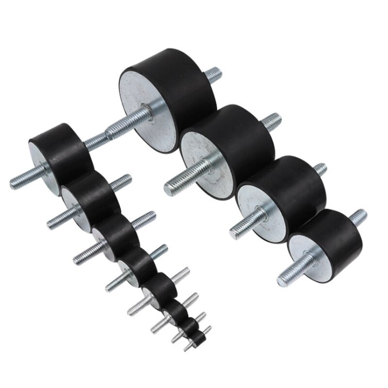 Anti-Vibration Rubber Isolator Mount Shock Absorber with M10 x 28mm ...