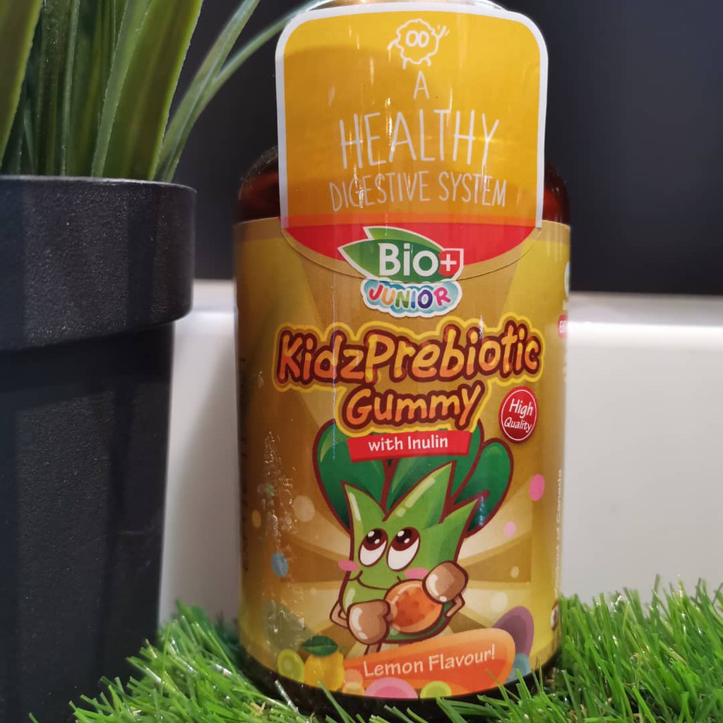 BIO+ JUNIOR KIDZPREBIOTIC GUMMY WITH INULIN LEMON 80s 202685 | Shopee ...