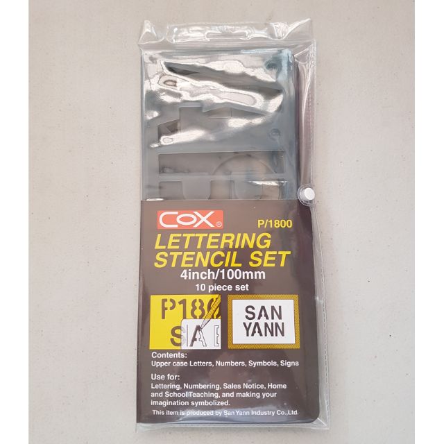 LETTERING STENCIL SET (P/1800) | Shopee Philippines