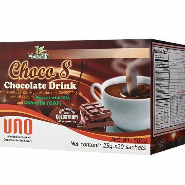 Choco 8 chocolate drink (uno products) | Shopee Philippines