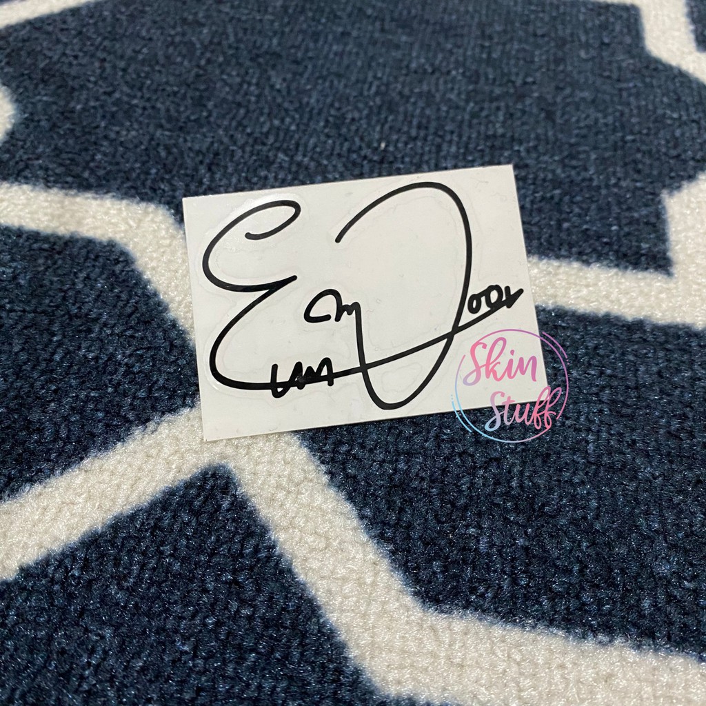 Astro Cha Eunwoo Signature Sticker (ttd Sticker) | Shopee Philippines