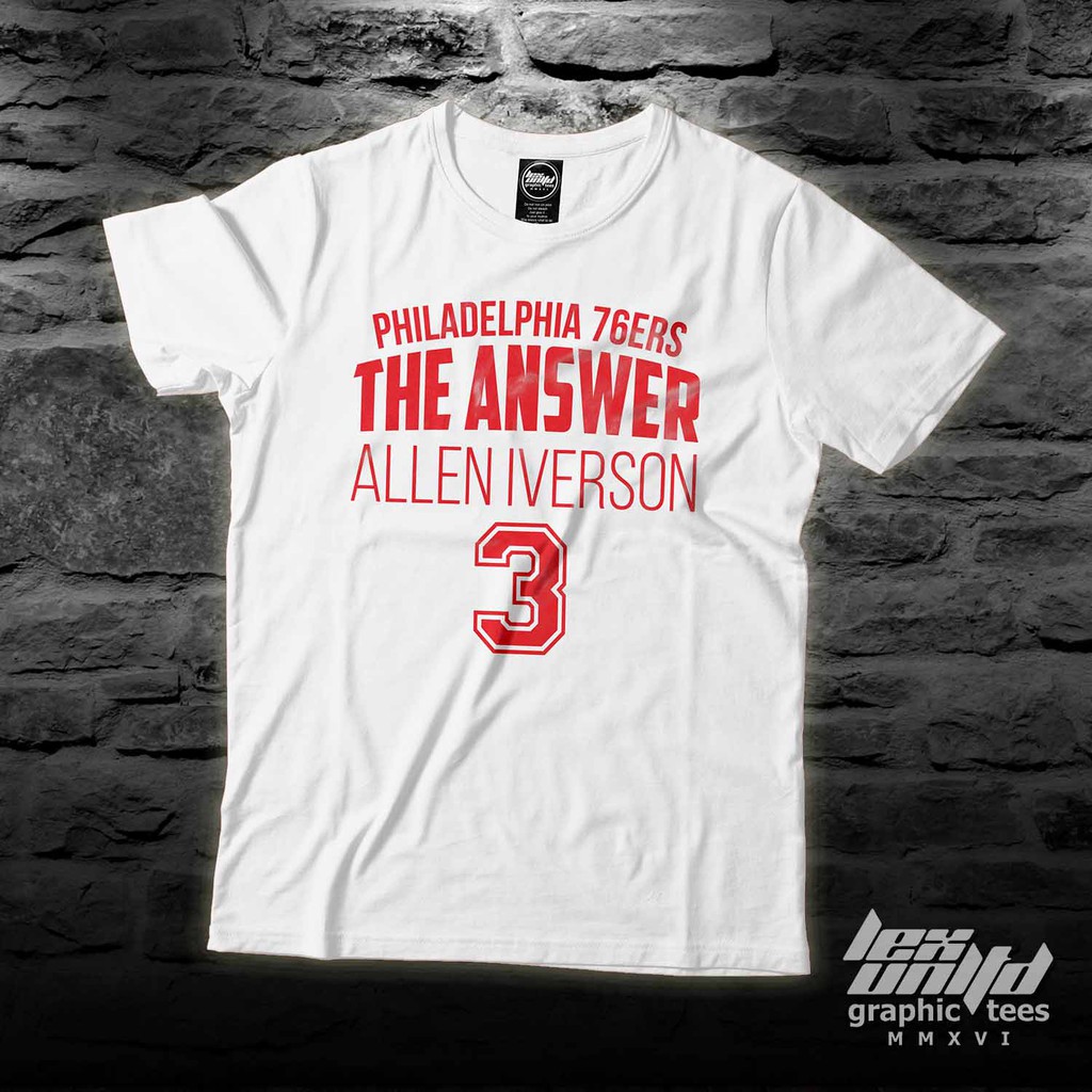 NBA Shirt (The Answer) | Shopee Philippines