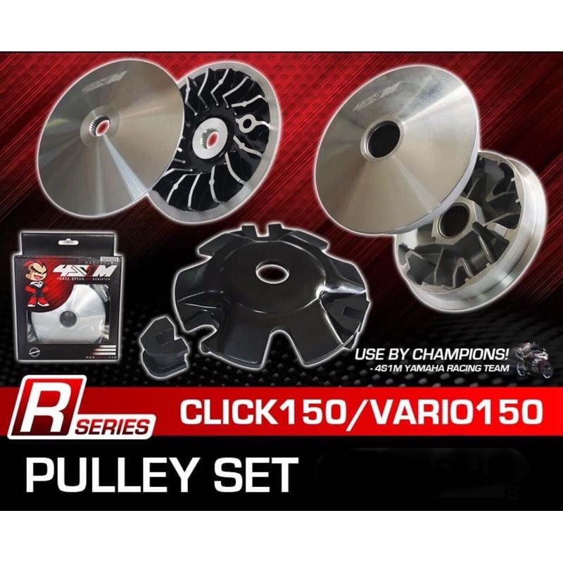 Racing pulley set w/ drive face Click 125 i 150i 4s1m | Shopee Philippines