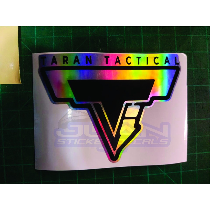 TARAN TACTICAL Logo Sticker Decal for Car & Motorcycle Reflective ...
