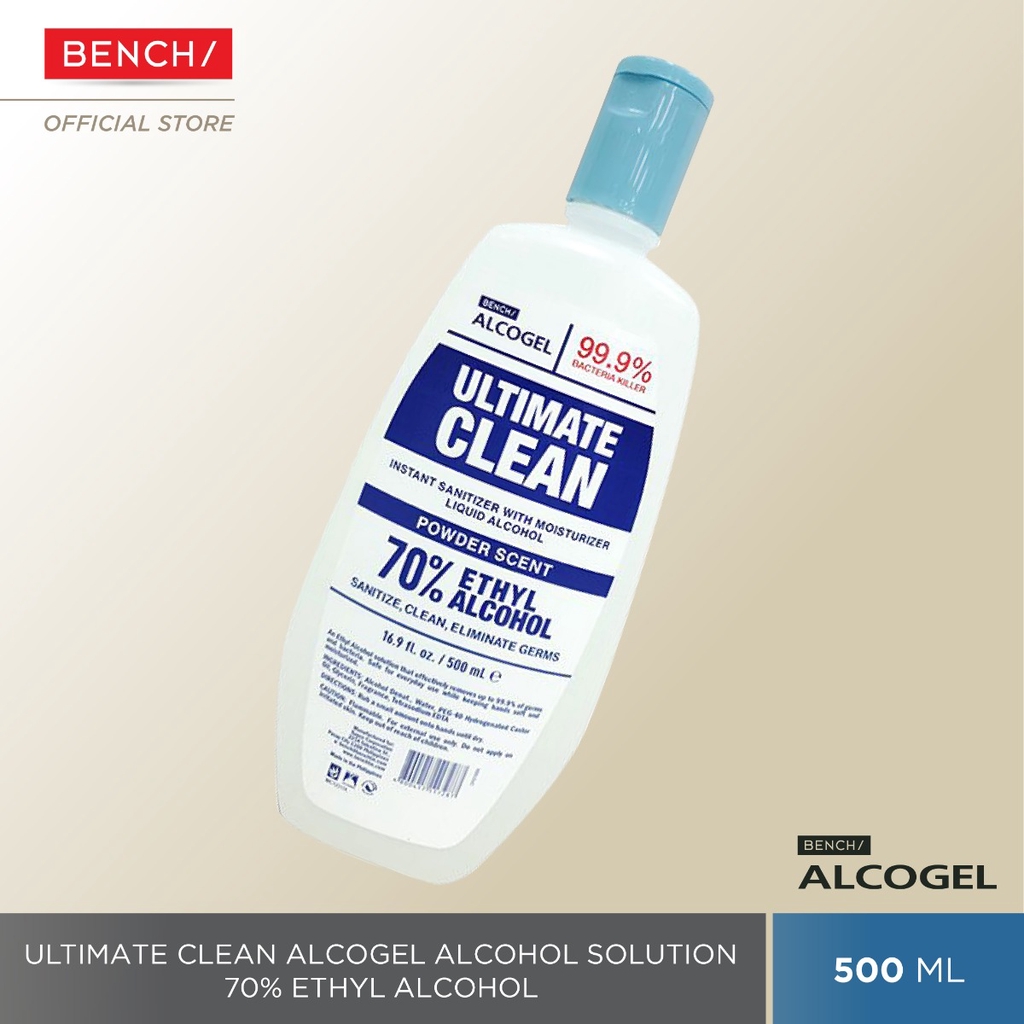 CPG1500A - BENCH/ Alcogel Ultimate Clean Alcohol Solution 500ml ...