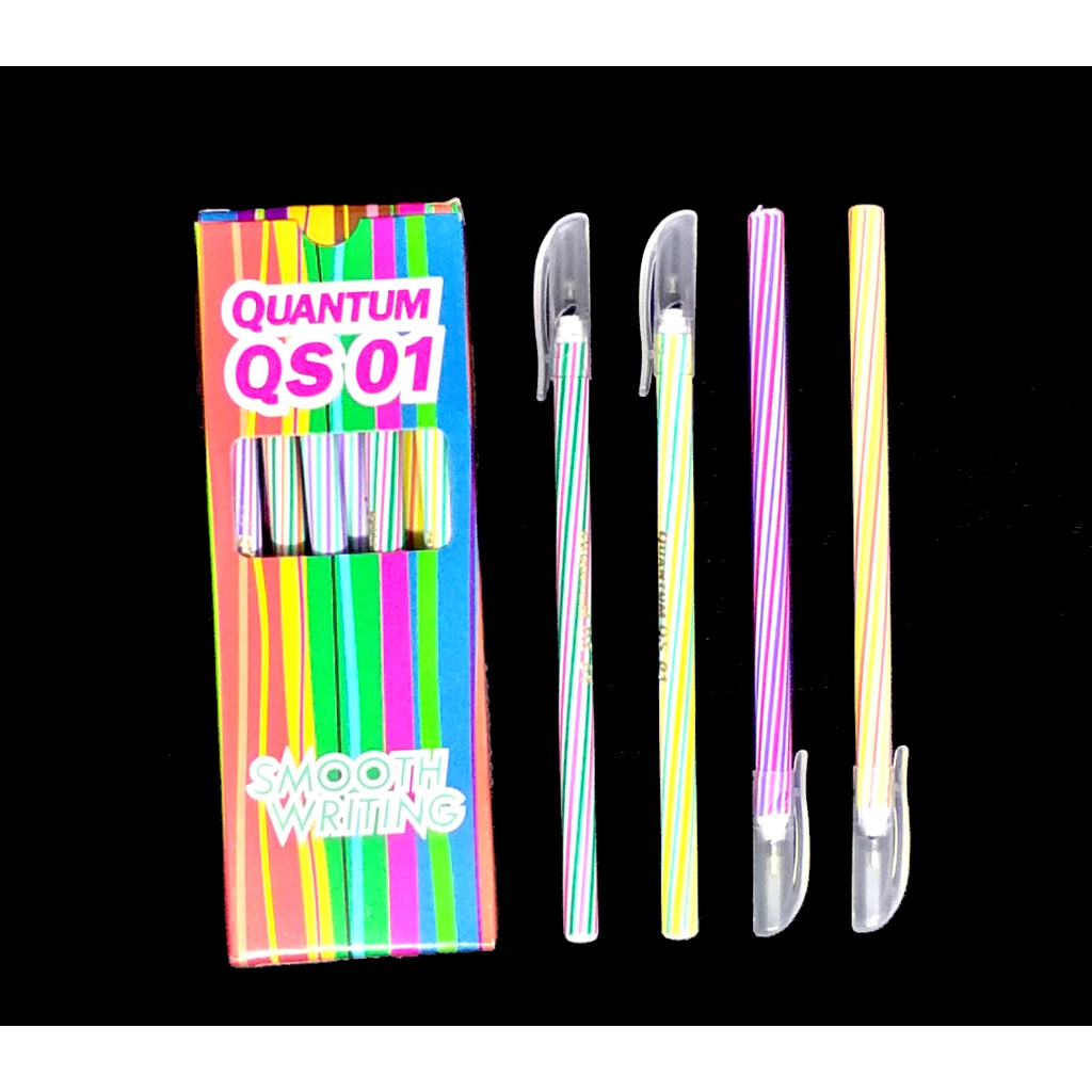 Quantum Qs Ballpoint Pen/Pen 01 per pack | Shopee Philippines