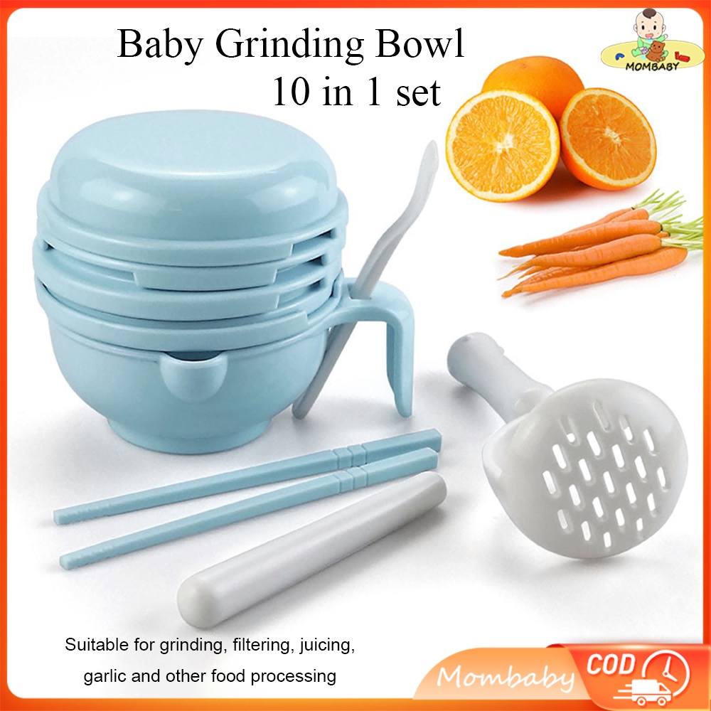 【COD】Mombaby baby food smasher 10 in 1 Food Masher Pacifier Feeder Baby ...