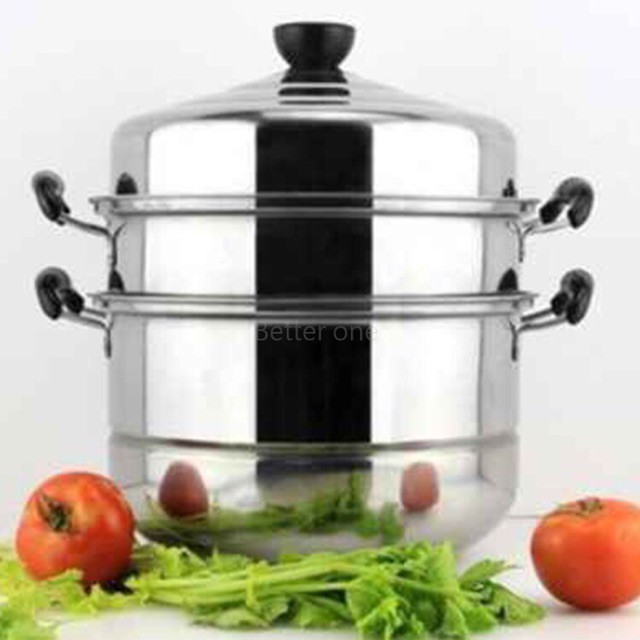 COD 3 Layer Stainless Steel Steamer And Cooker | Shopee Philippines