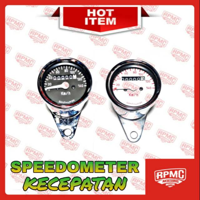 Speed SPEEDOMETER Speed Indicator KM/H CLASSIC BIKE Variation ...