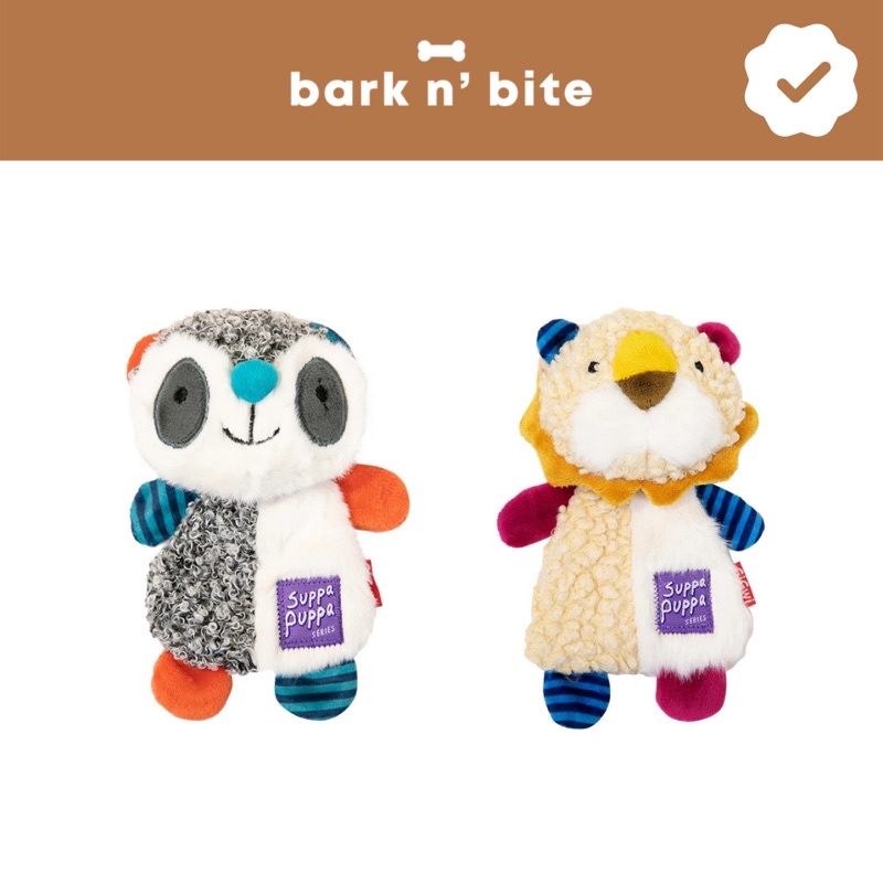 Gigwi Crunchy Raccoon & Lion Chew Toy for dogs | Shopee Philippines