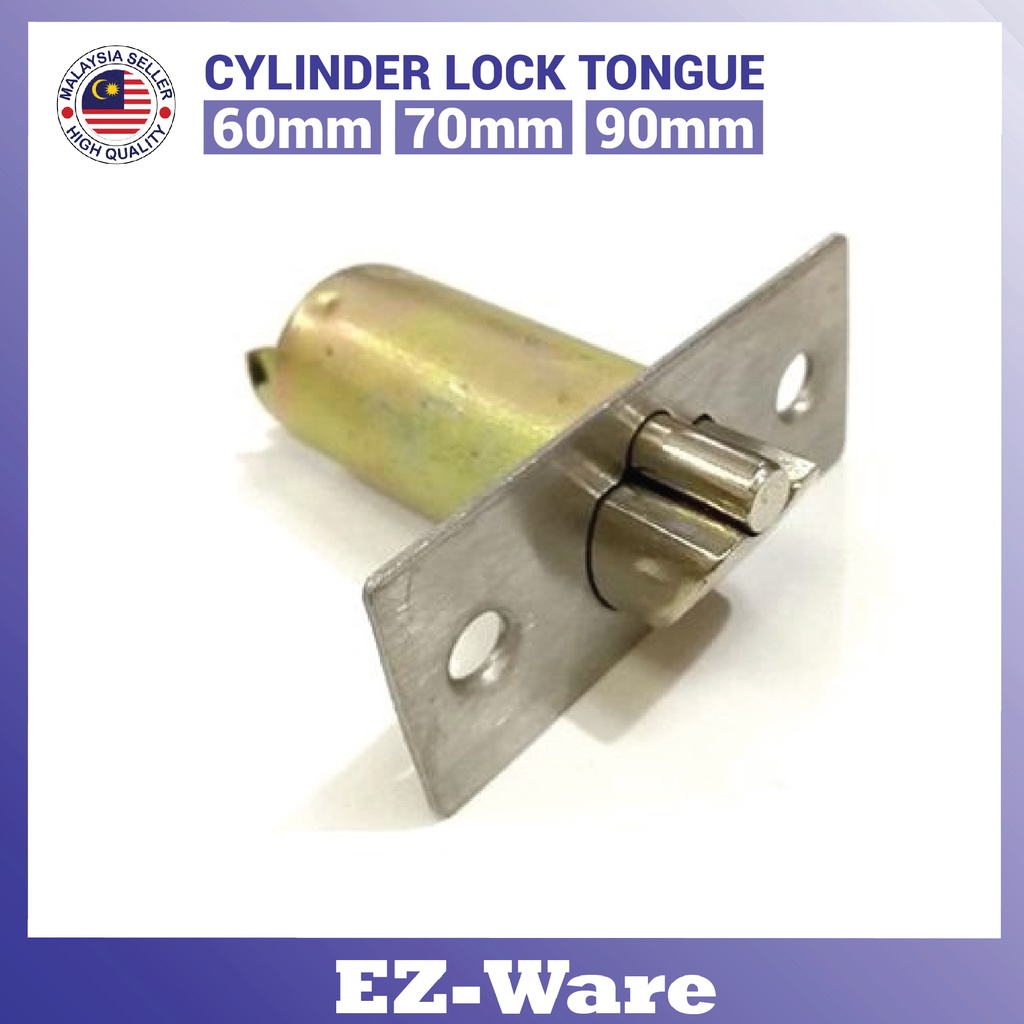 Cylinder Door Lock Tongue Latch Tongue 60mm / 70mm / 90mm Cylinder Lock ...