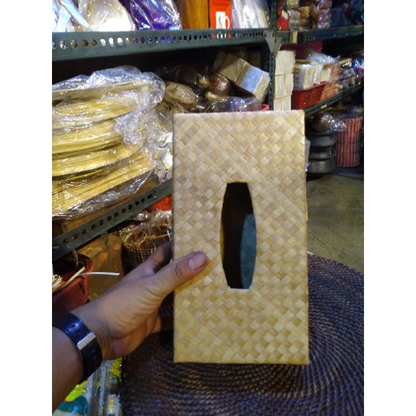 native tissue box pandan made | Shopee Philippines