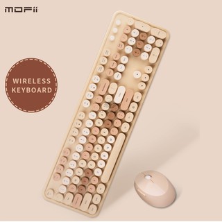 MOFii Exclusive Sweet Mixed 2.4g Wireless And Combo Gaming Keyboard Set ...