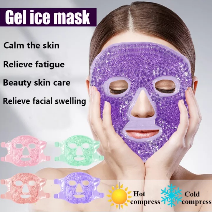 Gel Ice Pack Ice Cold And Hot Face Mask Therapy Sleeping Ice Pack To ...