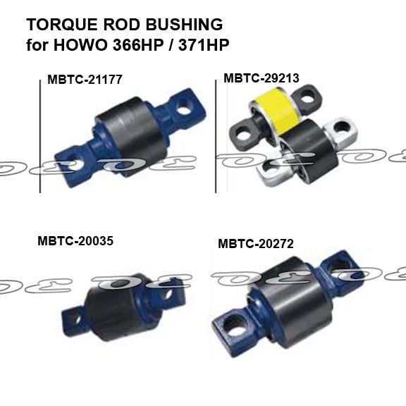 TORQUE ROD BUSHING for HOWO 366HP / 371HP AZ9631521177 AZ9725529213 ...