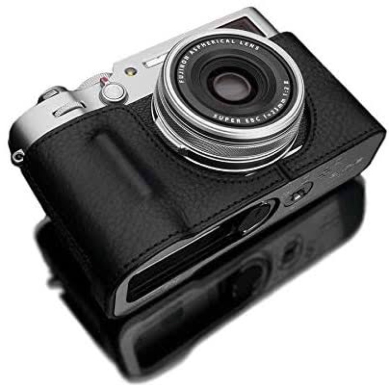 Gariz Half Leather Case for Fuji X100V (black) | Shopee Philippines