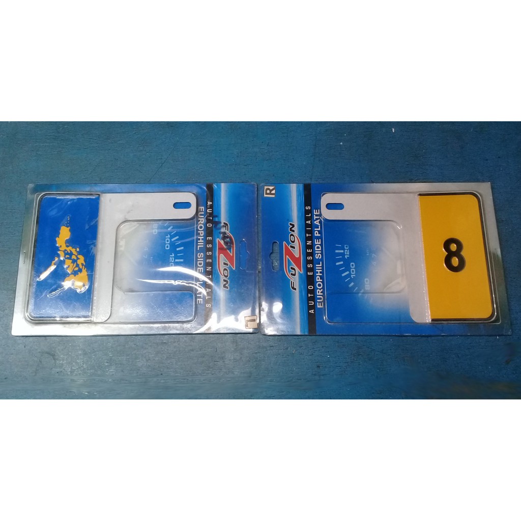 EuroPhil Europlate Phil Side Euro Plates | Shopee Philippines