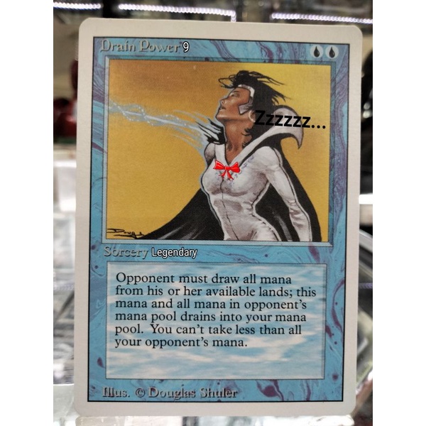 Magic: The Gathering(MTG) Drain Power Revised Edition | Shopee Philippines