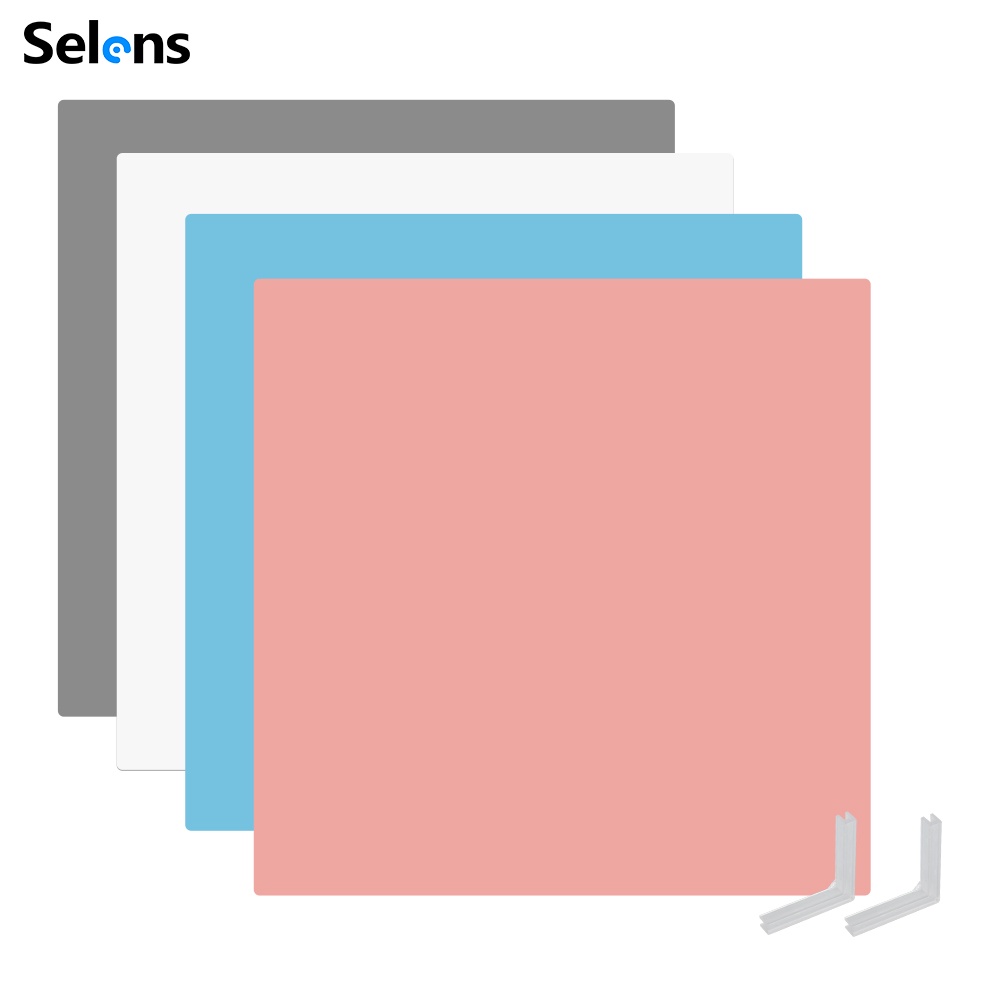 Selens 2 Packs Photography Backdrop Boards Props Photo Background 3D ...