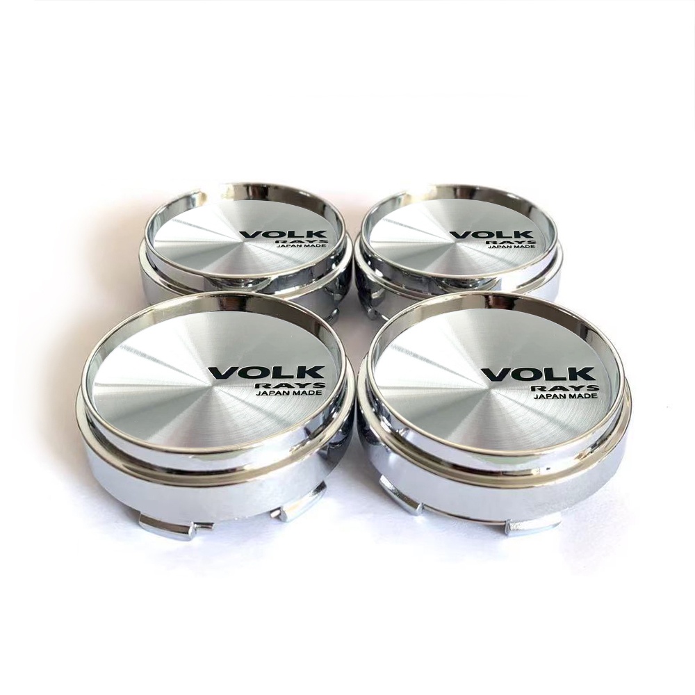 Hosher 4pc 66MM rays Car sport rim wheel center cap VOLK RACING RAYS ...