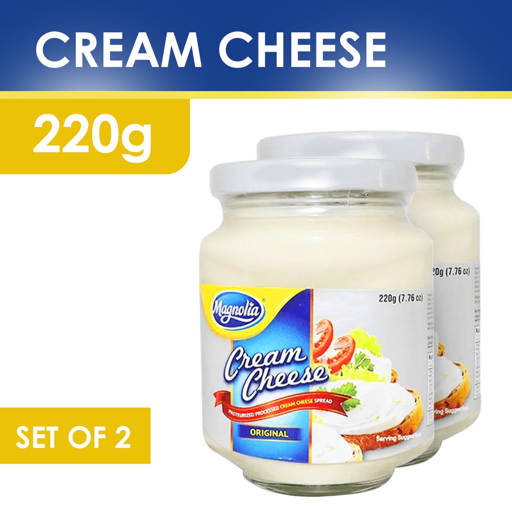 Magnolia Cream Cheese Spread (220g) Set of 2 | Shopee Philippines