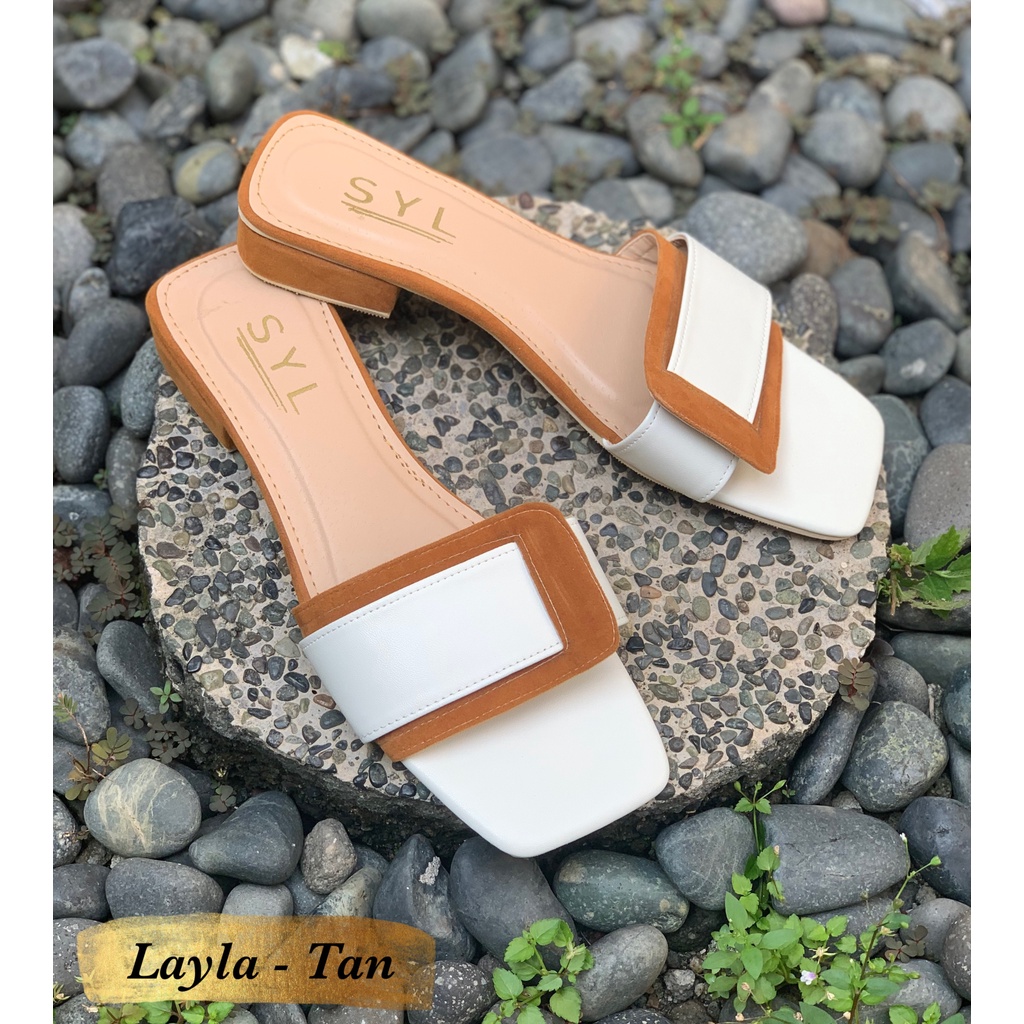 Layla 1-inch heels by SYL (3 colors) | Shopee Philippines