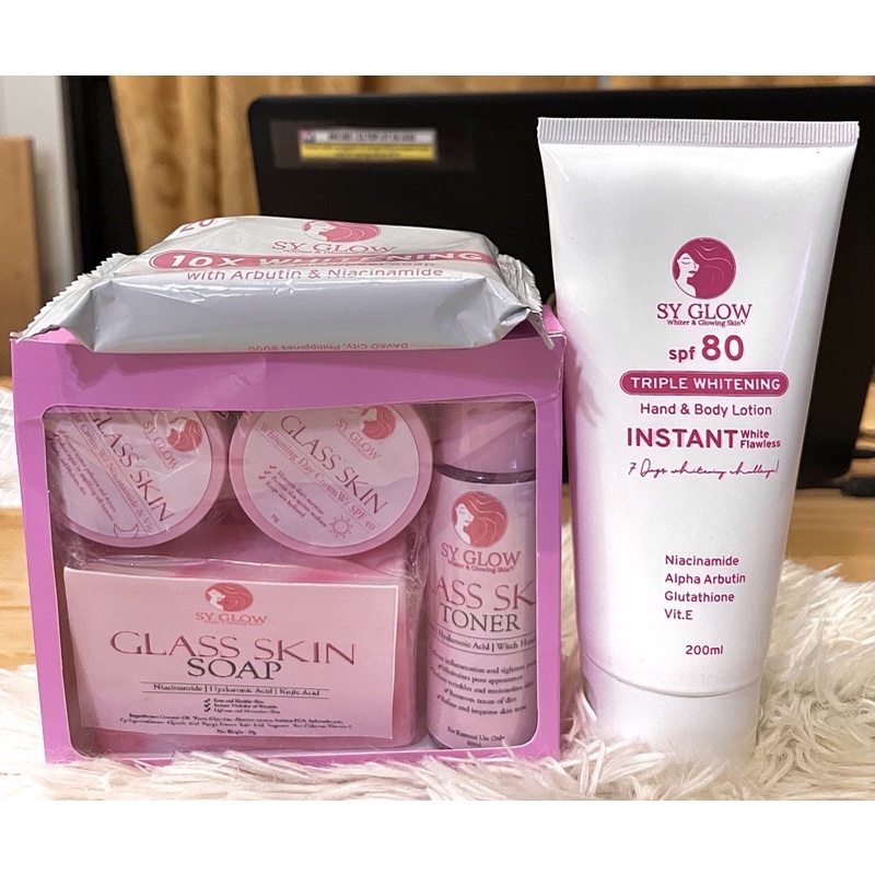 SY GLOW SET H (FACE & BODY TRIPLE WHITENING) | Shopee Philippines