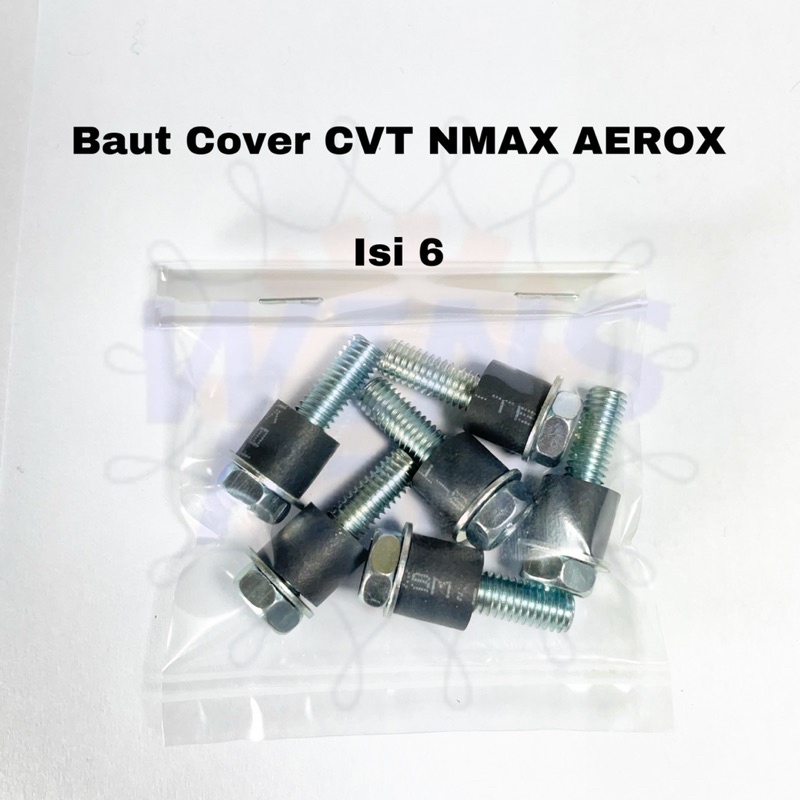 1 Pack Contains 6 Pieces Of CVT Yamaha NMAX AEROX Cover Bolts | Shopee ...