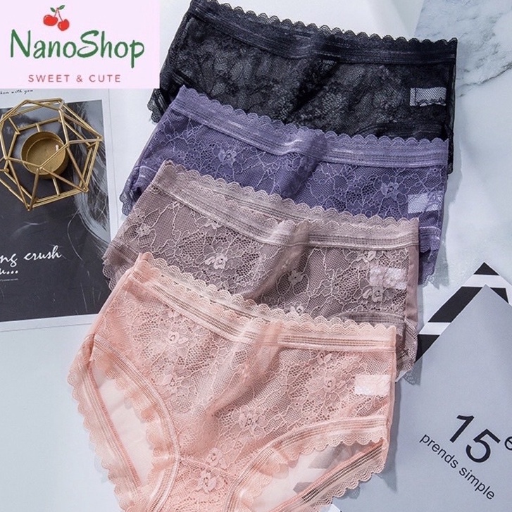 NanoShop Sexy lady Super Soft Lace Mid-waist panty One Piece | Shopee Philippines