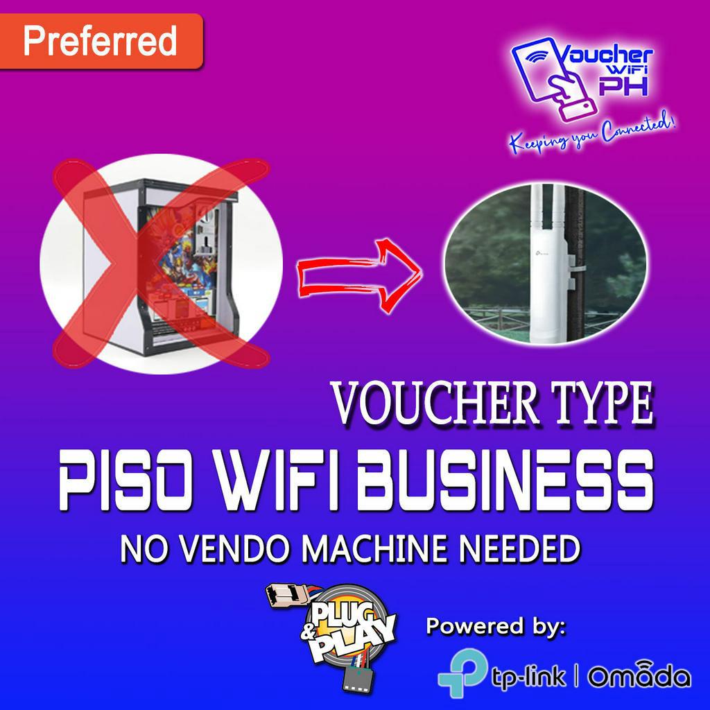 PISO WiFi (Voucher Type) No Vendo Machine Required [TP-LINK EAP110 ...