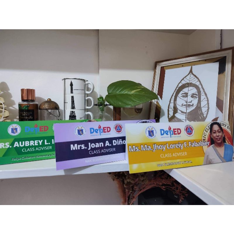 SINTRA Teachers/Office Table Nameplate | Shopee Philippines