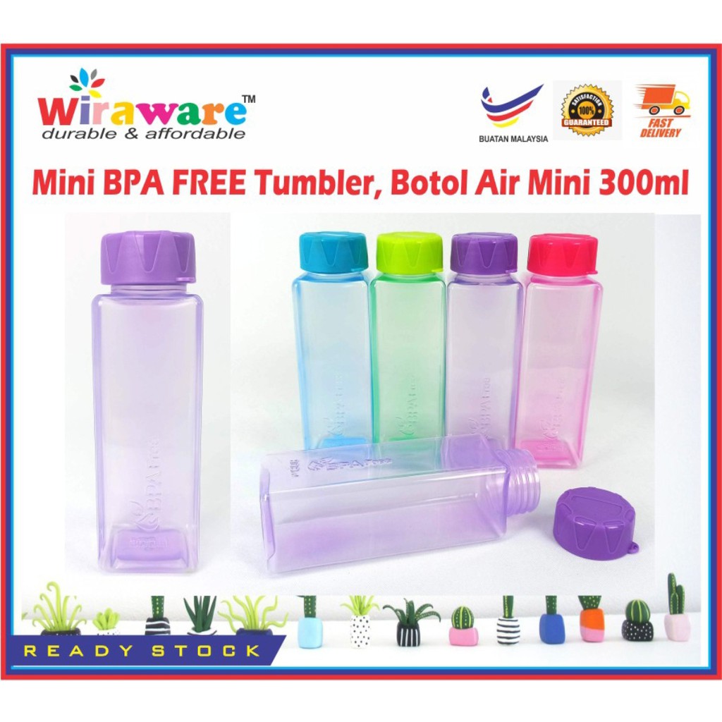Wiraware BPA Free Mini Tumbler, Botol Minuman Mini 300ml | Shopee ...
