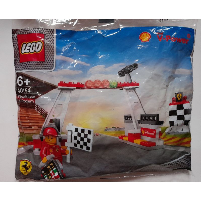 LEGO SHELL FERRARI FINISH LINE & PODIUM 40194 | Shopee Philippines