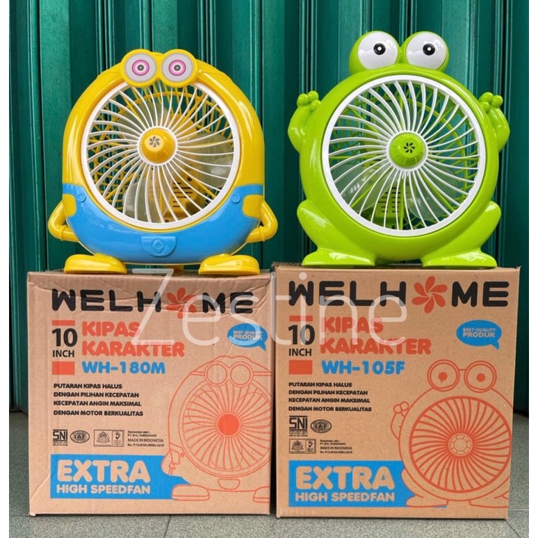 Minion / Frog Frog Character Fan 10 inch WH-180M 105F WELHOME | Shopee ...