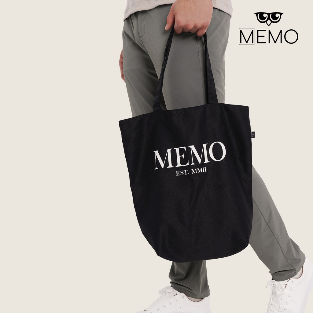 Memo Tote Bag With Memo Print For Men (Black/Bronze Brown/Fatigue/Navy ...
