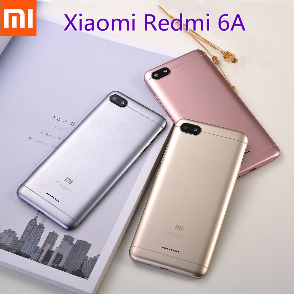 Xiaomi Redmi 6A Battery Back Cover High Quality Rear Door Housing ...