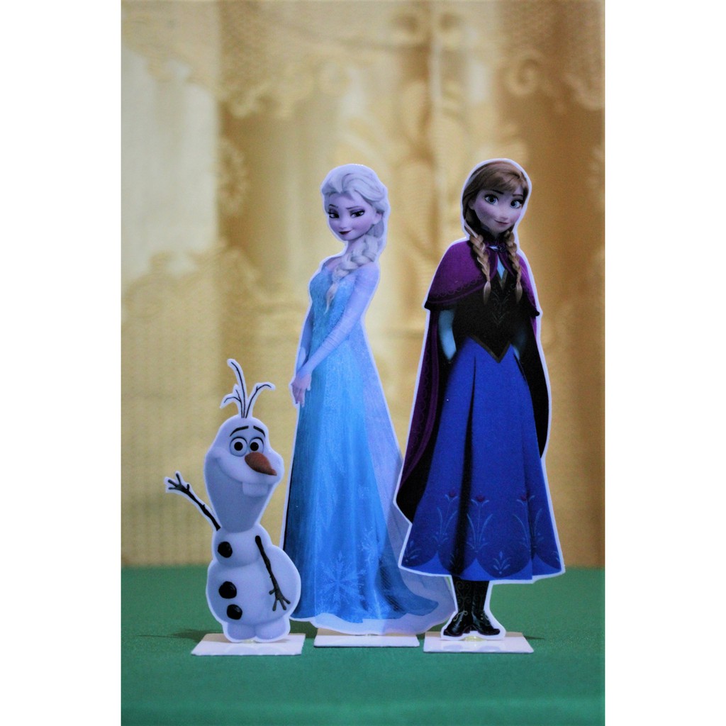 5 inches Frozen Standee [set] Elsa | Anna | Olaf ♥ | Shopee Philippines