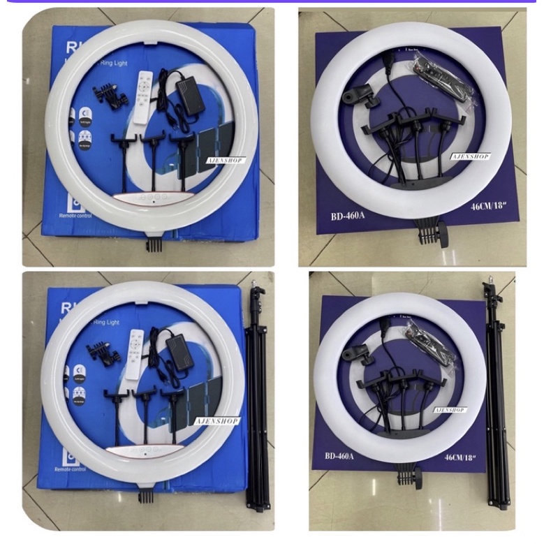45cm 18inch / 55cm 21inch Ringlight Dimmable LED Ringlight | Shopee ...