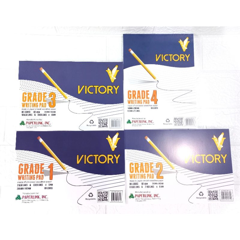 Victory Writing Pad 80 Leaves | Shopee Philippines